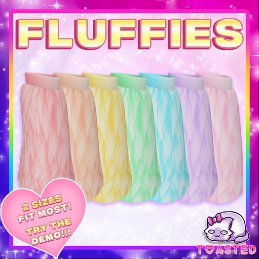 Second Life Marketplace - TOASTED // Fluffies PALE PACK